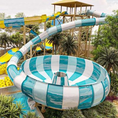 China Theme Park Water Amusement Park Fiberglass Bowl Slide For Adult for sale