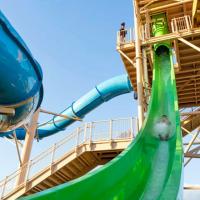 China Extreme Speed Fiberglass Water Park Slide LANCHAO-WS01 | 500kg Capacity | 12+ Year Lifespan for sale