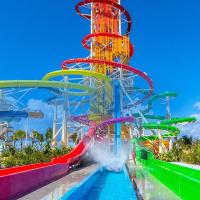 China Aqua Loop Speed Water Slide Fiberglass Body Slide for Theme Park Playground for sale