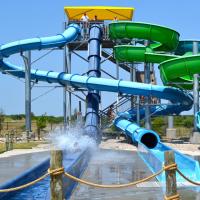China Aqua Loop Speed Water Slide Fiberglass Body Slide for Theme Park Playground for sale