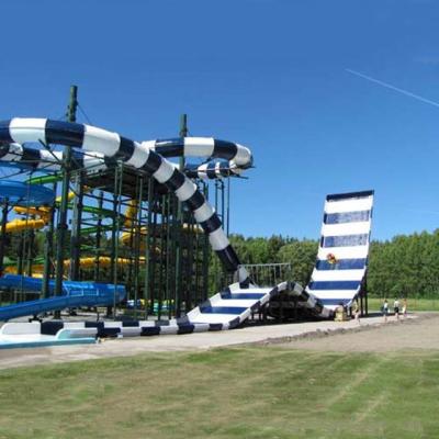 China The Most Thrilling Boomerang Slide Screaming Water Games For Adults for sale