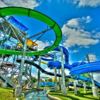 China Aqua Park Fiberglass Mat Racer Water Slide Equipment for sale
