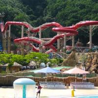 China Water Theme Park Equipment Fiberglass Adult Slide Water Roller Coaster for sale