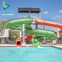 China Height  4m 8m Rafting Water Slide Rainbow Water Slide Environmental Friendly for sale