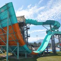 China Fiberglass Aqua Park Slide with 12 Months Warranty and More than 12 Years Working Life for Commercial Use for sale
