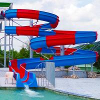 China High Capacity (>500kg) Fiberglass Water Slide with Long Lifespan (>12 years) and 12 Months Warranty for Outdoor and Commercial Use for sale