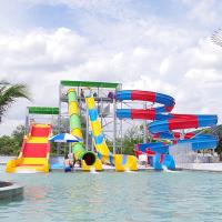 China High Capacity (>500kg) Fiberglass Water Slide with Long Lifespan (>12 years) and 12 Months Warranty for Outdoor and Commercial Use for sale