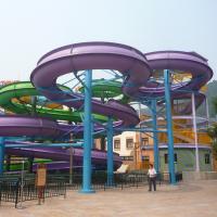 China Fiberglass Water Slide with 12 Months Warranty More than 12 Years Working Life for 5-10 Passengers for sale