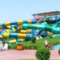 China High Capacity Fiberglass Water Slide with Long Working Life and 12 Months Warranty for Aqua Parks for sale
