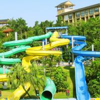 China High Capacity Fiberglass Water Slide with Long Working Life and 12 Months Warranty for Aqua Parks for sale