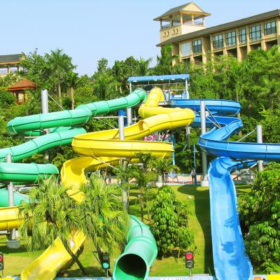 China Fiberglass Water Slide with High Capacity (>500kg), Long Working Life (>12 Years), and 12 Months Warranty for Aqua Parks for sale