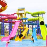 China Fiberglass Water Slide with High Capacity (>500kg), Long Working Life (>12 Years), and 12 Months Warranty for Aqua Parks for sale