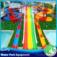 China High Quality Fiberglass Water Slide with Spiral Design and Smooth Surface for Amusement Parks and Swimming Pools for sale