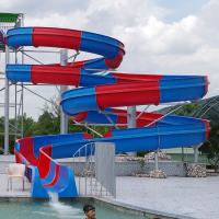 China Customized Rainbow Racer Spiral and Boomerango Water Park Toboggan Slide for Amusement Parks for sale