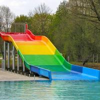 China Family Fun Fiberglass Pool Slide with 12 Months Warranty and More Than 12 Years Working Life ISO9001 Certified for sale