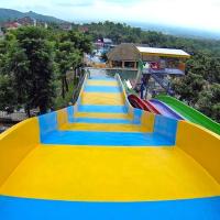 China Family Fun Fiberglass Pool Slide with 12 Months Warranty and More Than 12 Years Working Life ISO9001 Certified for sale
