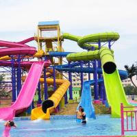 China Customized Spiral Design Fiberglass Water Slide for Adult Use with High Capacity in Aqua Parks for sale