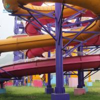 China Customized Spiral Design Fiberglass Water Slide for Adult Use with High Capacity in Aqua Parks for sale