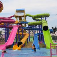 China City Fiberglass Equipment Water Park Spirals Water Slide for Sale for sale