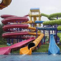 China City Fiberglass Equipment Water Park Spirals Water Slide for Sale for sale