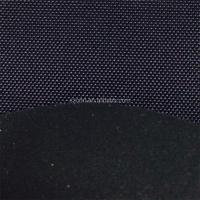 China Black 100% Nylon Coated 210D PVC Fabric for Bag Manufacturing Material for sale