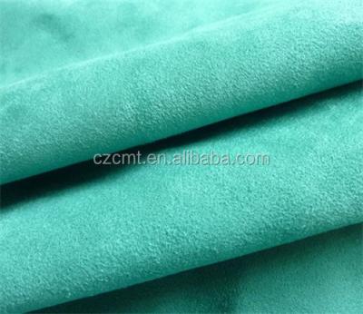 China 100% Polyester Microfiber Suede Fabric 58/60 Inch Width 65-500GSM for Shoes for sale