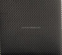 China Medium Weight Flame Retardant 100% Polyester Diamond Black Jacquard Fabric 420D Oxford for sale