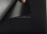 China Medium Weight Flame Retardant 100% Polyester Diamond Black Jacquard Fabric 420D Oxford for sale