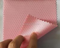 China Coated Pink Bar Diamond Implicit Jacquard 100% Polyester Oxford Fabric for Items for sale