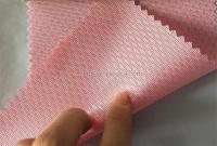 China Coated Pink Bar Diamond Implicit Jacquard 100% Polyester Oxford Fabric for Items for sale