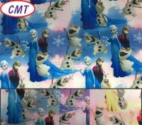 China Popular 210D Waterproof Frozen Printed Polyester Oxford Fabric for School Bag for sale