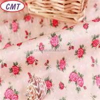 China Flower Printed 75D 100% Polyester Taffeta Fabric with 190T Density for sale