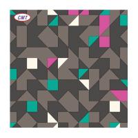 China Digital Triangle Diamond Printed Oxford Fabric Medium Weight for Tablecloth Bags for sale
