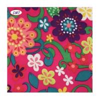 China 600D Printed Oxford Fabric 58/60 Inch Width Anti-Mould Flower Print for Luggage Bags for sale