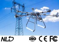 China Max Payload ISO9001 12KG Three Axis Powerline Drone Wind Resistance 6 Level for sale