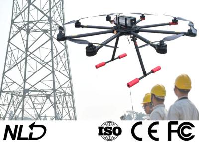China Load Endurance 12-18 Min Powerline Drone With 16000mah Battery for sale