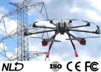China 8 Spirals Wing Construction Power Line Drone Maximum Tension 8kg for sale