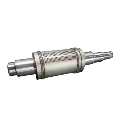 China Dynamic Balance G2.5 Certified 42CrMo4 Forged Alloy Steel Embossing Roller for High-Speed 3000 RPM Applications for sale