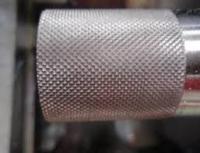China Grain Pattern Metal Embossing Roller For Engrave Pattern , Stainless Steel Roller for sale