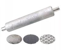 China Steel Engraving Embossing Roller High Wear Resistance Silver Color for sale
