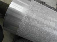 China Grain Pattern Roller Embossing For Gravure Printing , Embossing Cylinder for sale