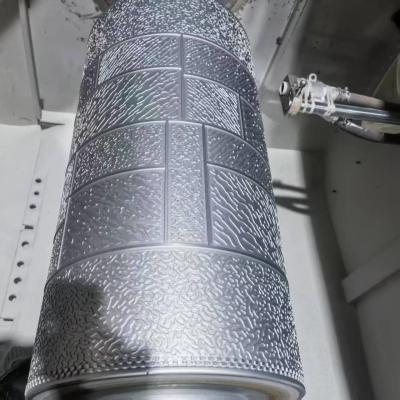 China Surface Hardness HV1100/HRC62 Embossing Steel Roller Durable and Long Lasting for Shipping Method By Air for sale
