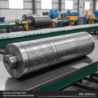 China Seamless 42CrMoA Alloy Steel Embossing Roller with HRC62 Hardness for Continuous Production 600-2500mm for sale