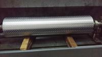 China Non - Ferrous Metal / Leatheroid / Leather Embossing Rolls , Knurled Rollers for sale