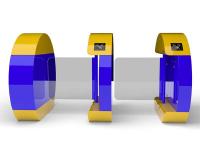 China Kids Swing Turnstile Gate Anti Collision Turnstile Security Systems Swing Gates for sale