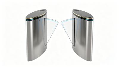 China Smart Flap Barrier Gate Anti Tailgating For Public Facility Entrance Security for sale