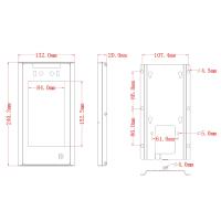 China Wall Mount / Pole Mount Face Recognition Access Control Terminal for Office Buildings for sale