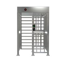 China Single Door Full Height Turnstile Gate RFID Entry For Construction Entrances for sale