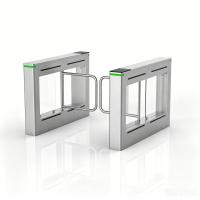 China Square Swing Barrier Gate Easy Installation Stainless Steel Office Security Gates for sale