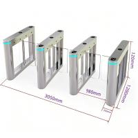 China Retail Stores Small Size Swing Turnstile With Anti Tailgating Function for sale